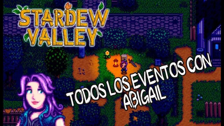 Guía Completa de Eventos de Corazón de Abigail en Stardew Valley ...