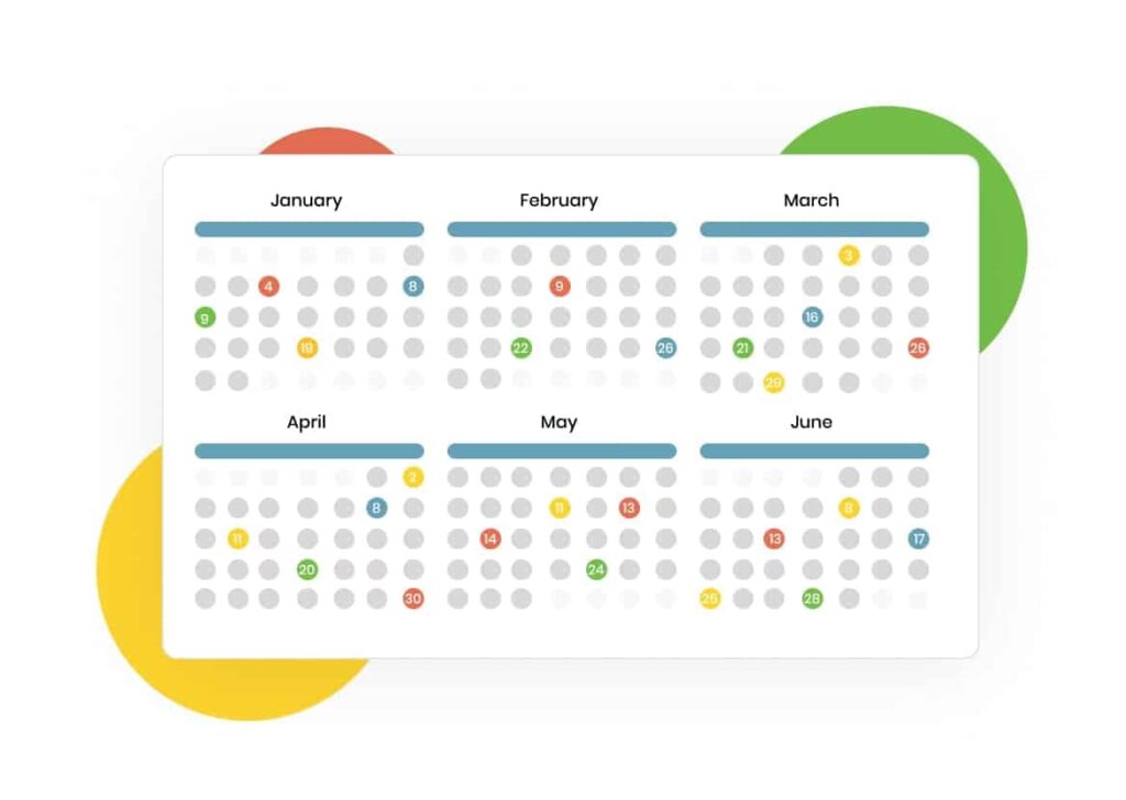 Organización del Calendario Anual: Historia y Estructura | Kaboom Eventos