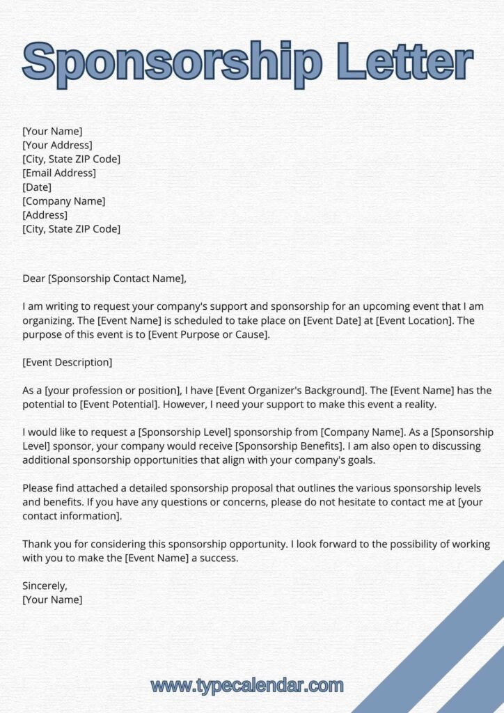 Cómo Escribir una Carta de Solicitud de Patrocinio Exitosa | Kaboom Eventos
